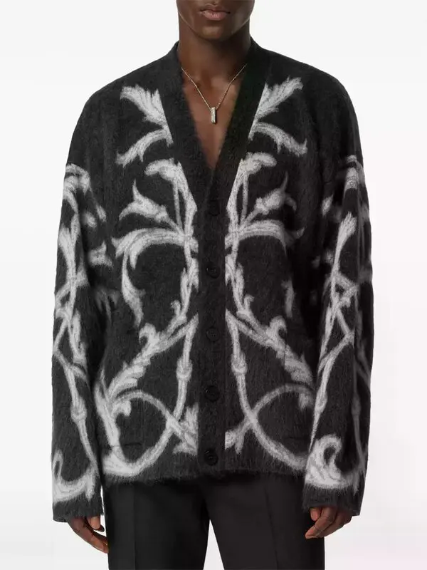 Versace Acanthus Leaves Cardigan
