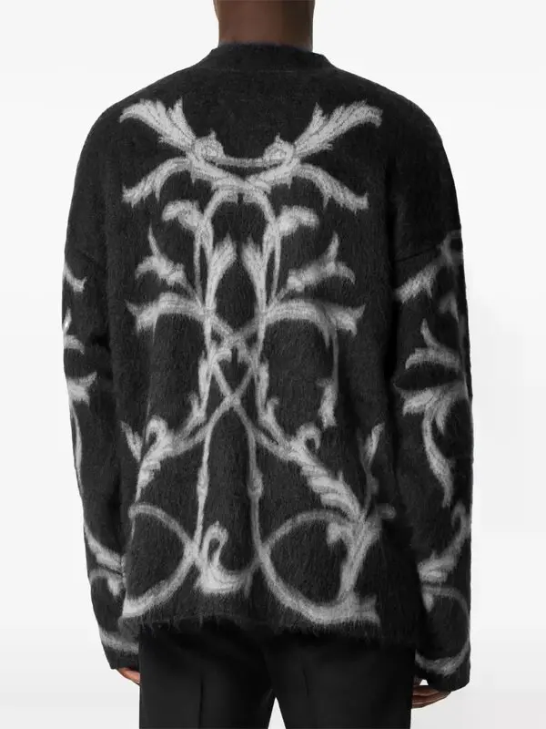 Versace Acanthus Leaves Cardigan