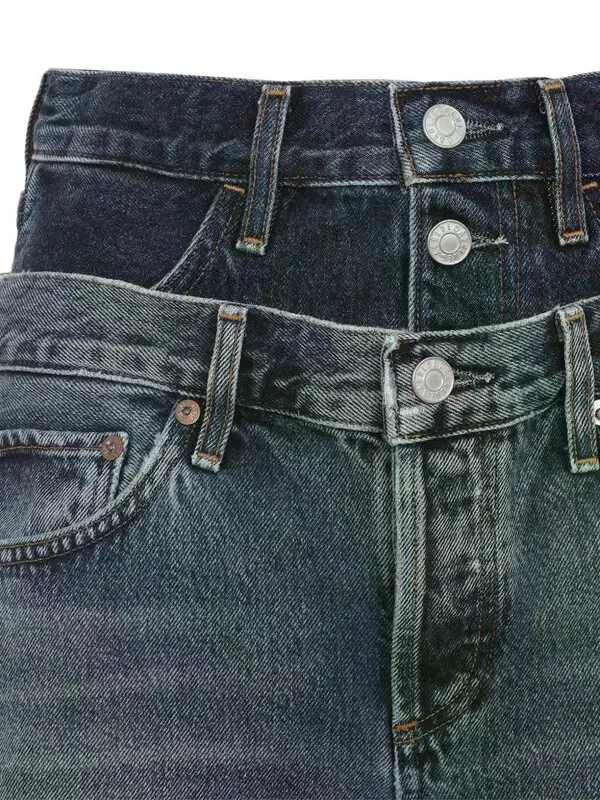 AGOLDE Elson Double Waistband Jeans - Blue