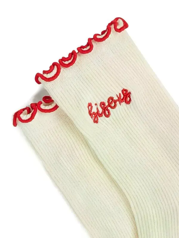 Karl Lagerfeld Embroidered Motif Socks Pack Of Three