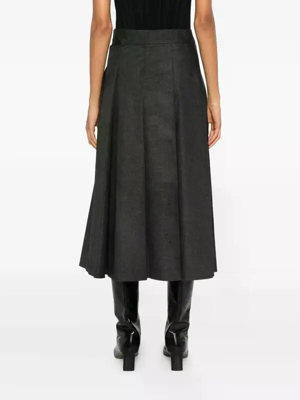 HERSKIND Pleated A-line Skirt