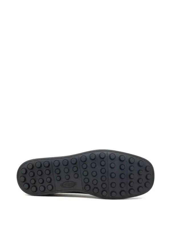 TOD'S Suede Loafers With Pebbled Sole