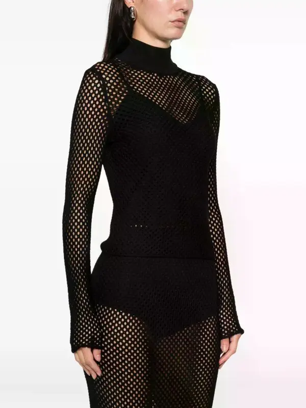 Simkhai Long-sleeve High Neck Sweater