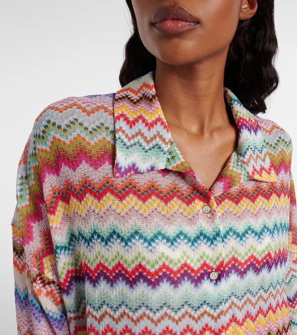 Missoni Zigzag Lame Shirt
