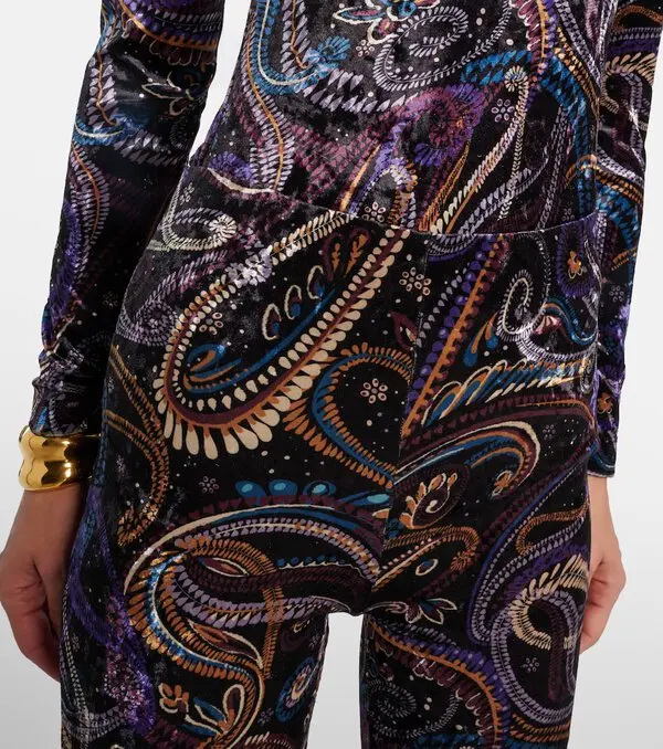Etro Paisley Flared Trousers - Multicoloured