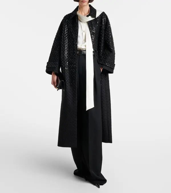 Dorothee Schumacher Sparkling Emotions Sequined Coat