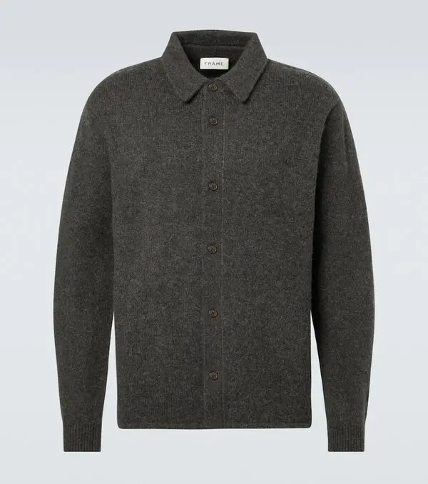 FRAME Wool Overshirt - Grey
