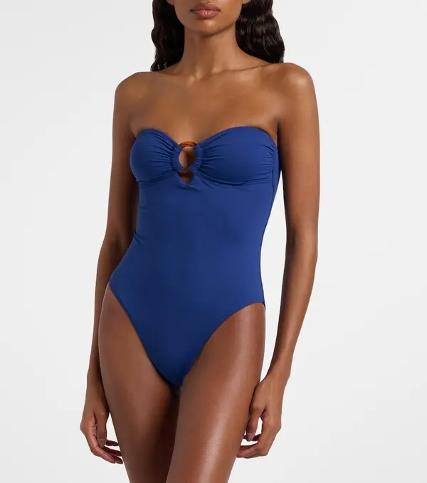 Melissa Odabash Barbuda One-piece Swimsuit - Blue