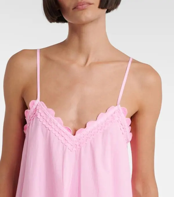 JULIET DUNN Cotton Poplin Midi Dress