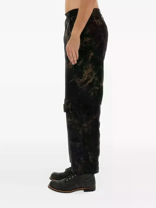 AIE Tie-dye Buckled Trousers