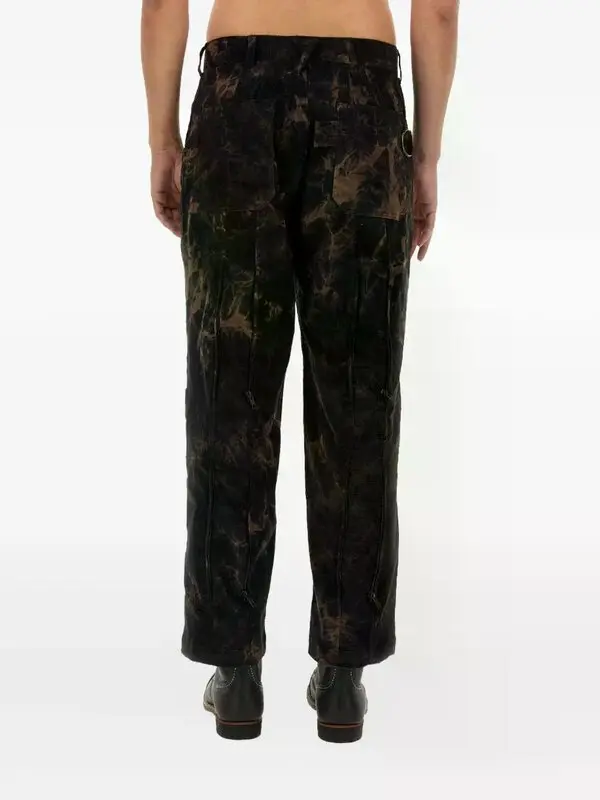 AIE Tie-dye Buckled Trousers