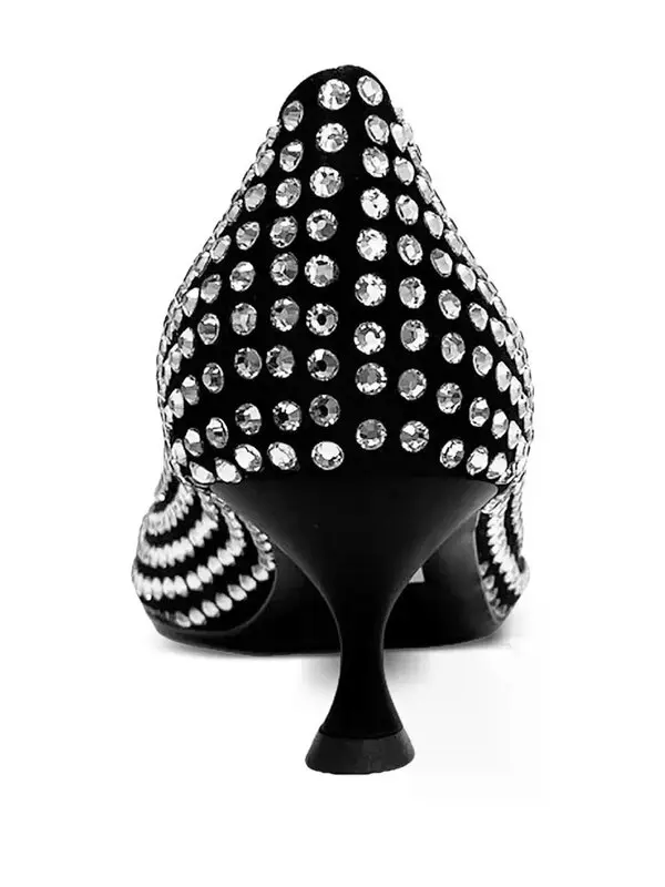 LA ROSE Crystal Embellished Pumps