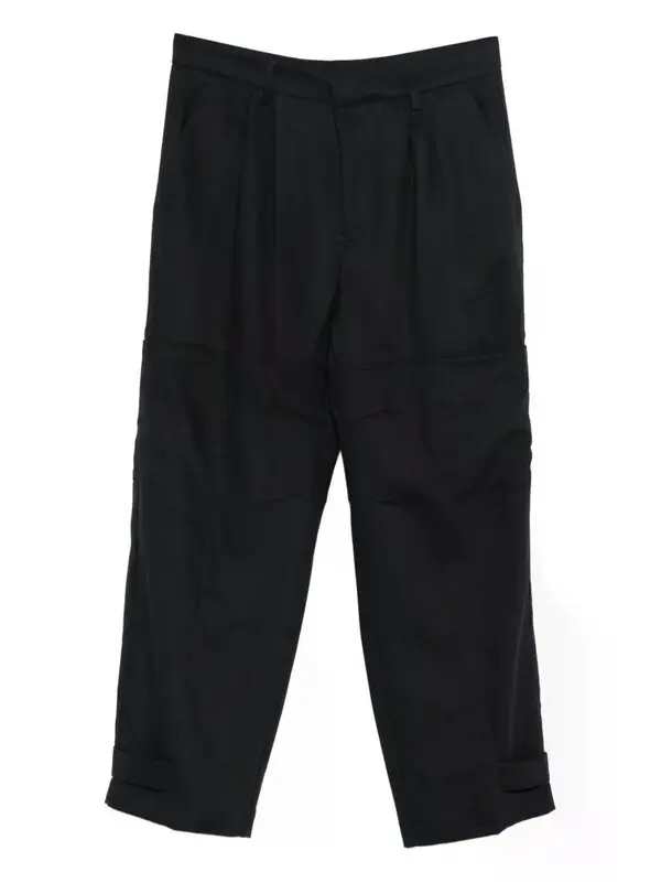 COSTUMEIN Belt-loop Tailored Trousers - Blue