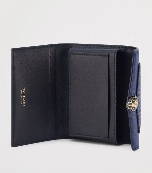BVLGARI Karung Leather Serpenti Forever Card Holder
