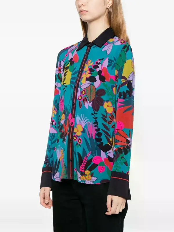 Johnny Was Long Sleeve Printed Shirt