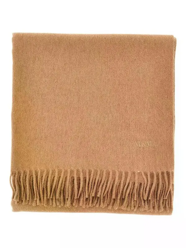 Max Mara Fringed Scarf - Neutrals