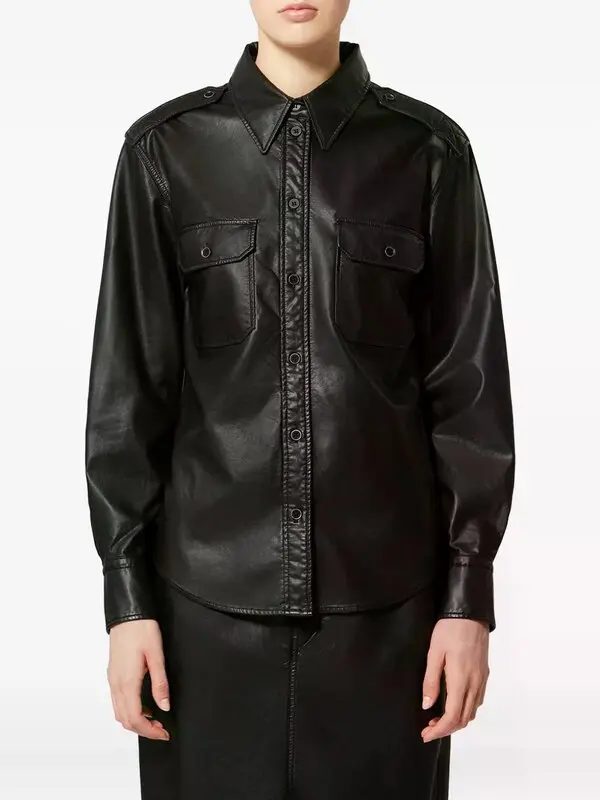 MARANT ETOILE Noee Buttoned Pocket Shirt
