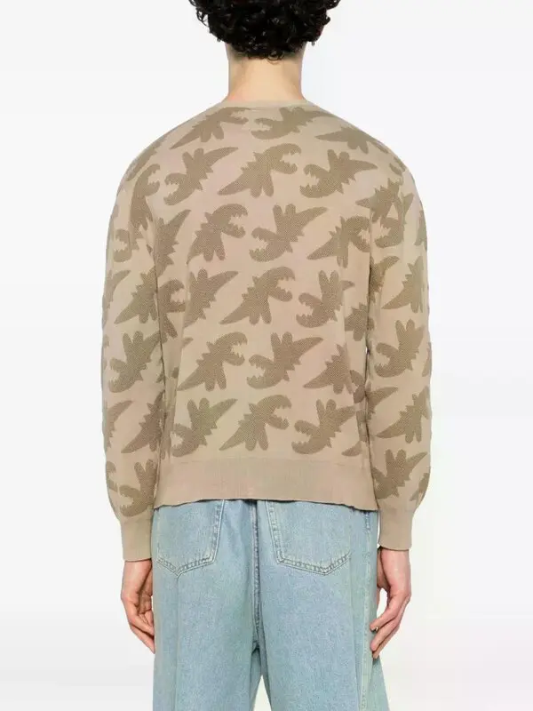 AGNES B. Dino-embroidered Cardigan