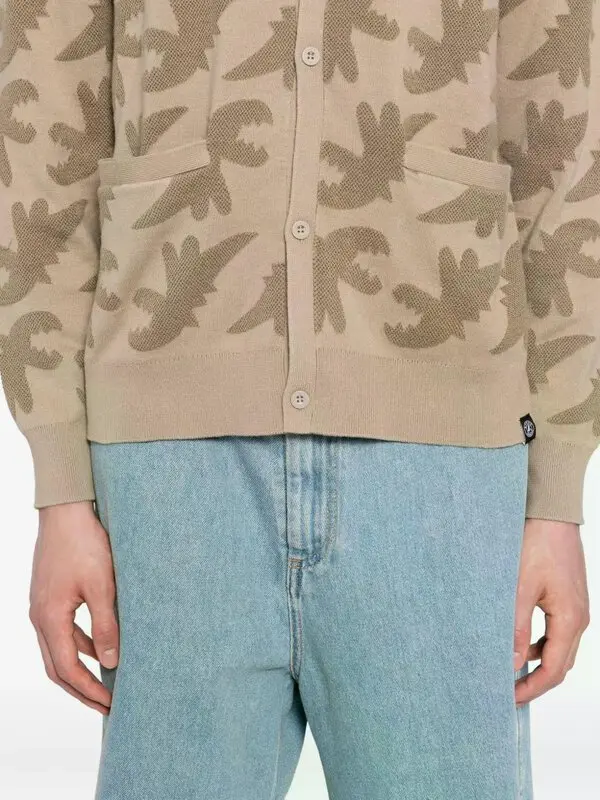 AGNES B. Dino-embroidered Cardigan