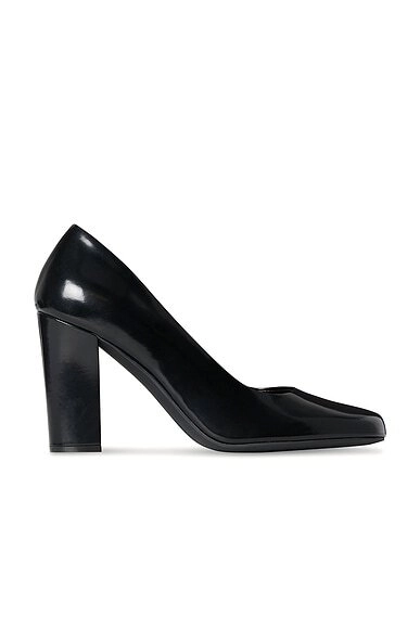 THE ROW Penelope Patent Leather Block Heel Pumps