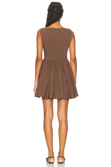 Lpa Giovanna Mini Dress - Brown