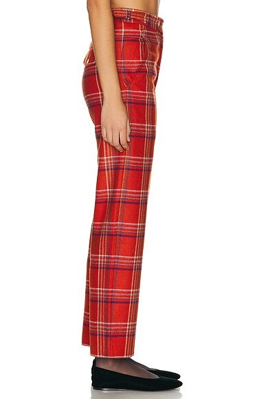 BODE Gable Plaid Wool Trousers