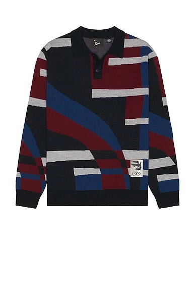 PARRA Vertical Forest Knitted Polo
