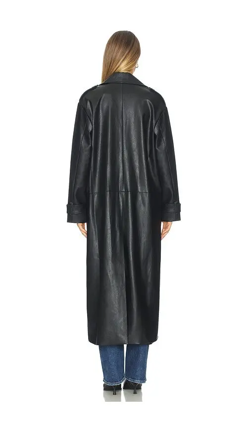 Bardot Reilia Faux Leather Coat