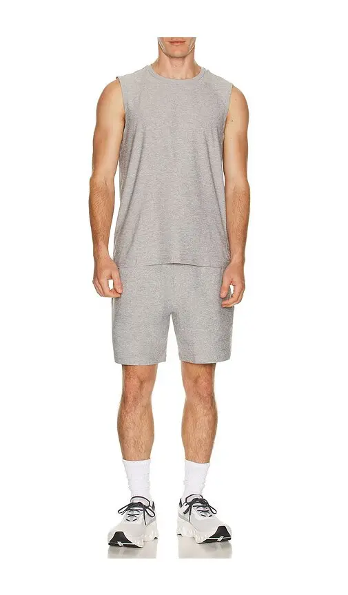 Beyond Yoga Featherweight Muscle Tank - Grey
