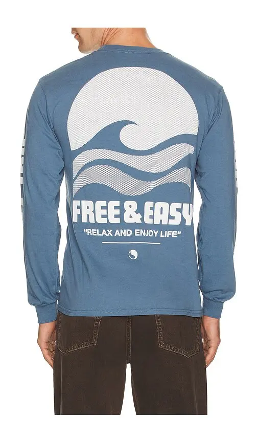 FREE & EASY High Sea Long Sleeve Tee In . Also