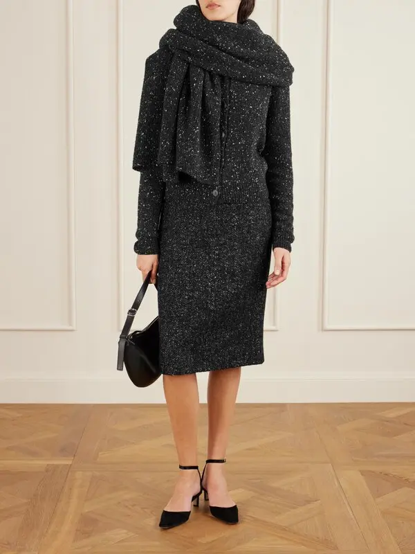 THE ROW Malva Wool Skirt