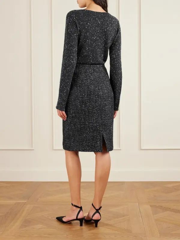 THE ROW Malva Wool Skirt