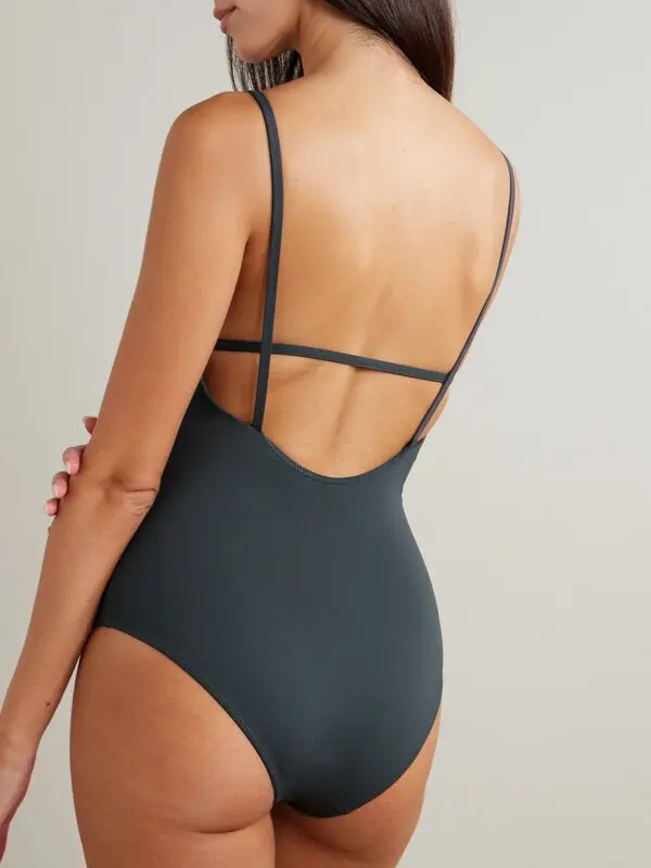 ST. AGNI Stretch Recycled One-piece Swimsuit