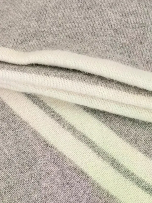 JAMES PERSE Cashmere Oversized Striped Scarf