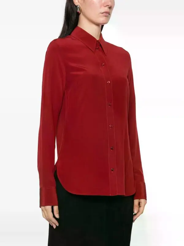Stella McCartney Classic Collar Long Sleeve Shirt - Red
