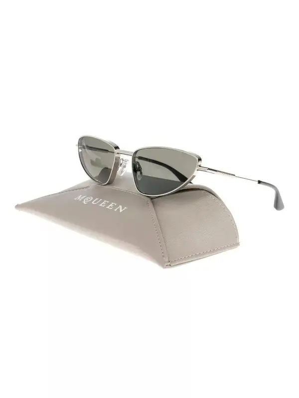 Alexander McQueen T-bar Soft Cat-eye Sunglasses