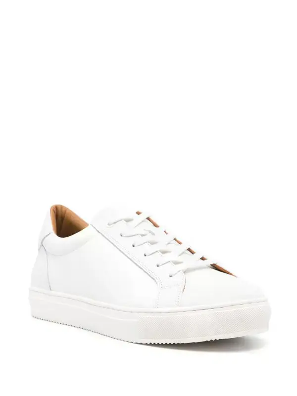 Boggi Milano Panelled Leather Sneakers
