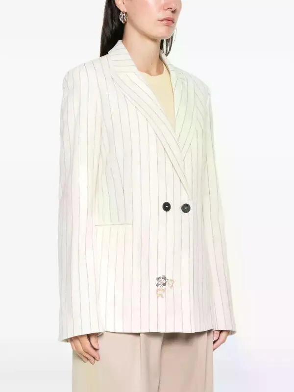 FORTE_FORTE Pinstripe Stripe Jacket