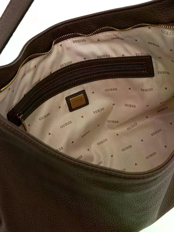Guess Camden Logo-detail Tote Bag - Brown