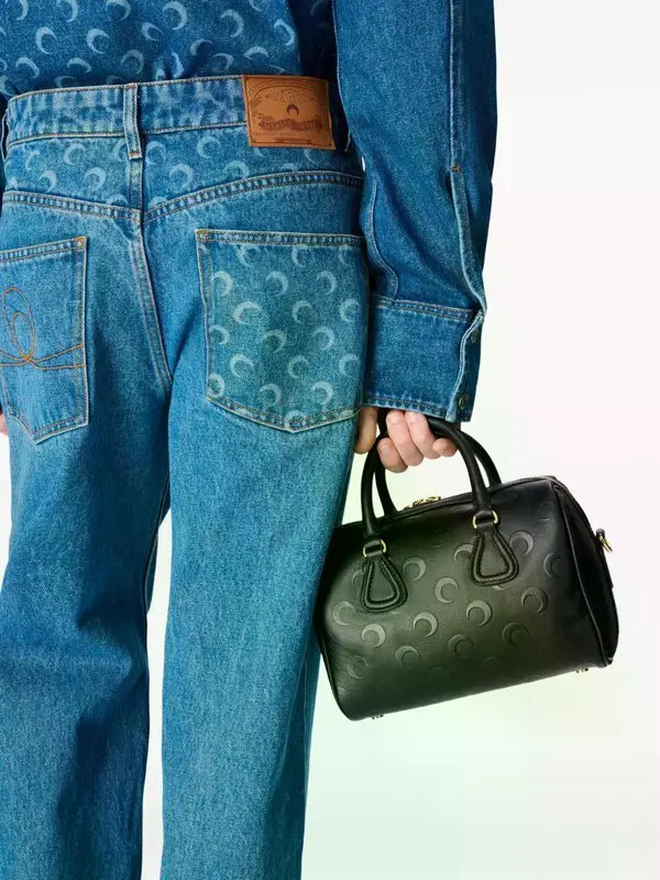 MARINE SERRE Moon Motif Tote Bag