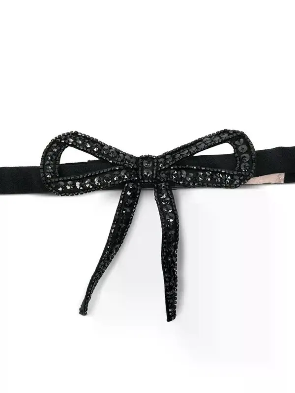 N°21 Embellished Bow Belt