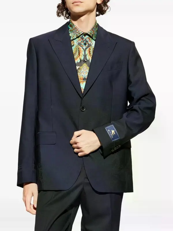 Etro Single-breasted Wool Blazer