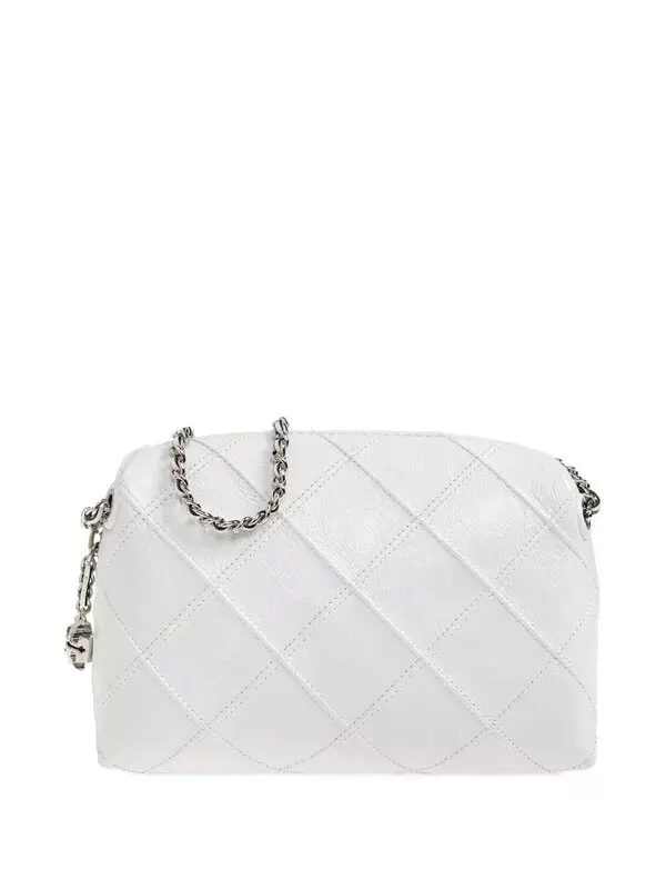 Tory Burch Quilted Chain-strap Cross-body Bag - White