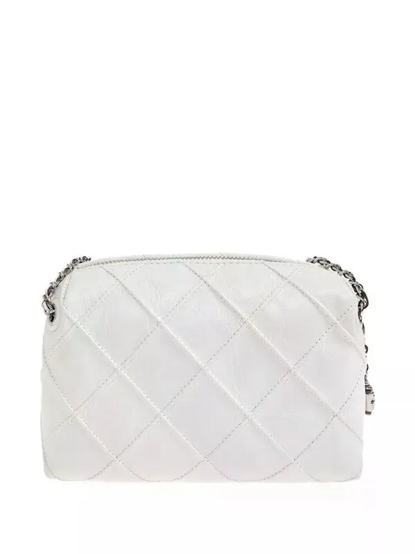 Tory Burch Quilted Chain-strap Cross-body Bag - White