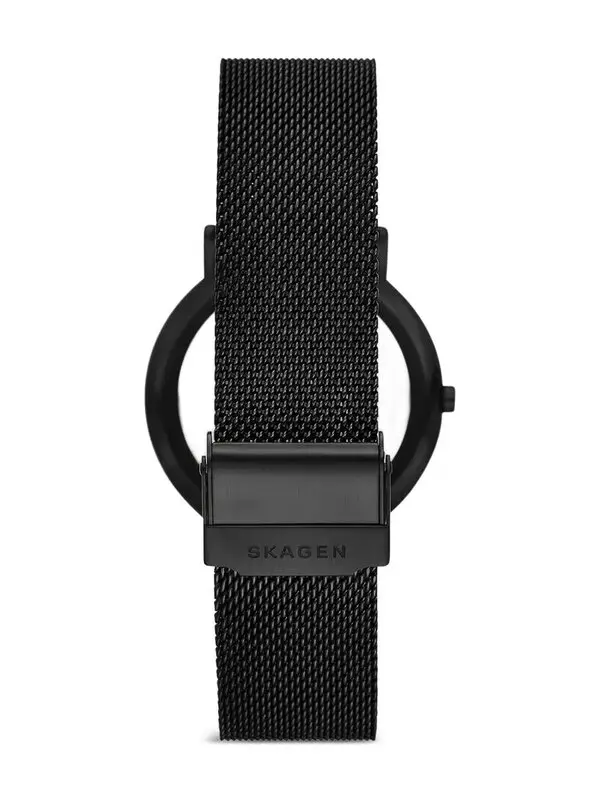 Skagen Round Case Watch With Mesh Bracelet - Blue