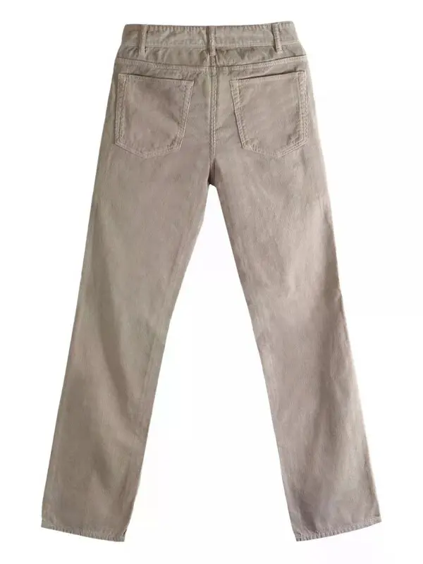 THE ROW Corduroy-effect Pocket Trousers - Neutrals
