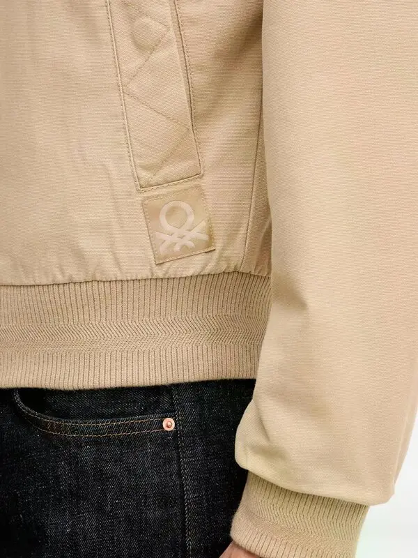 BENETTON Corduroy Collar Zip Jacket