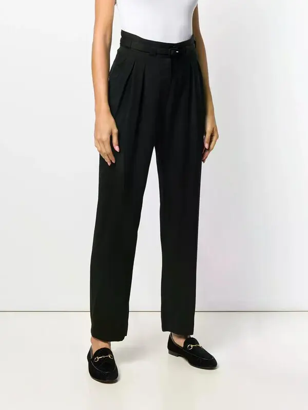 A.p.c. Belted Straight Leg Trousers