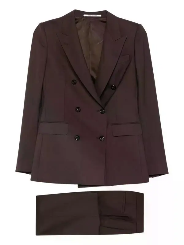 Tagliatore Double-breasted Blazer - Brown