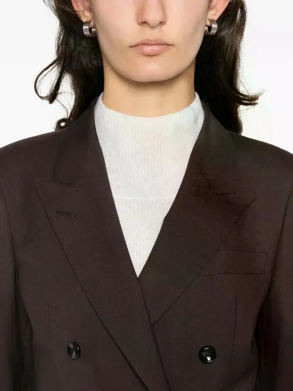 Tagliatore Double-breasted Blazer - Brown